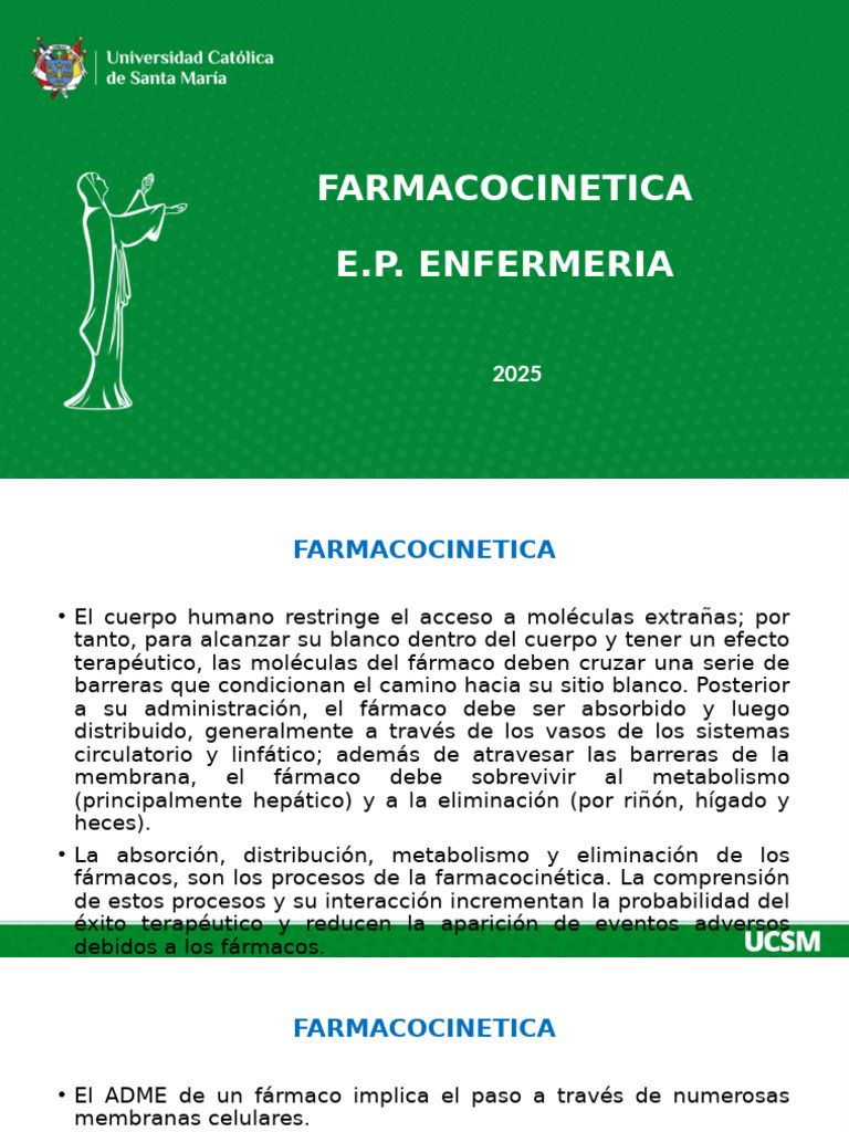 Far Maco Cine Tica | PDF | Farmacocinética | Biodisponibilidad