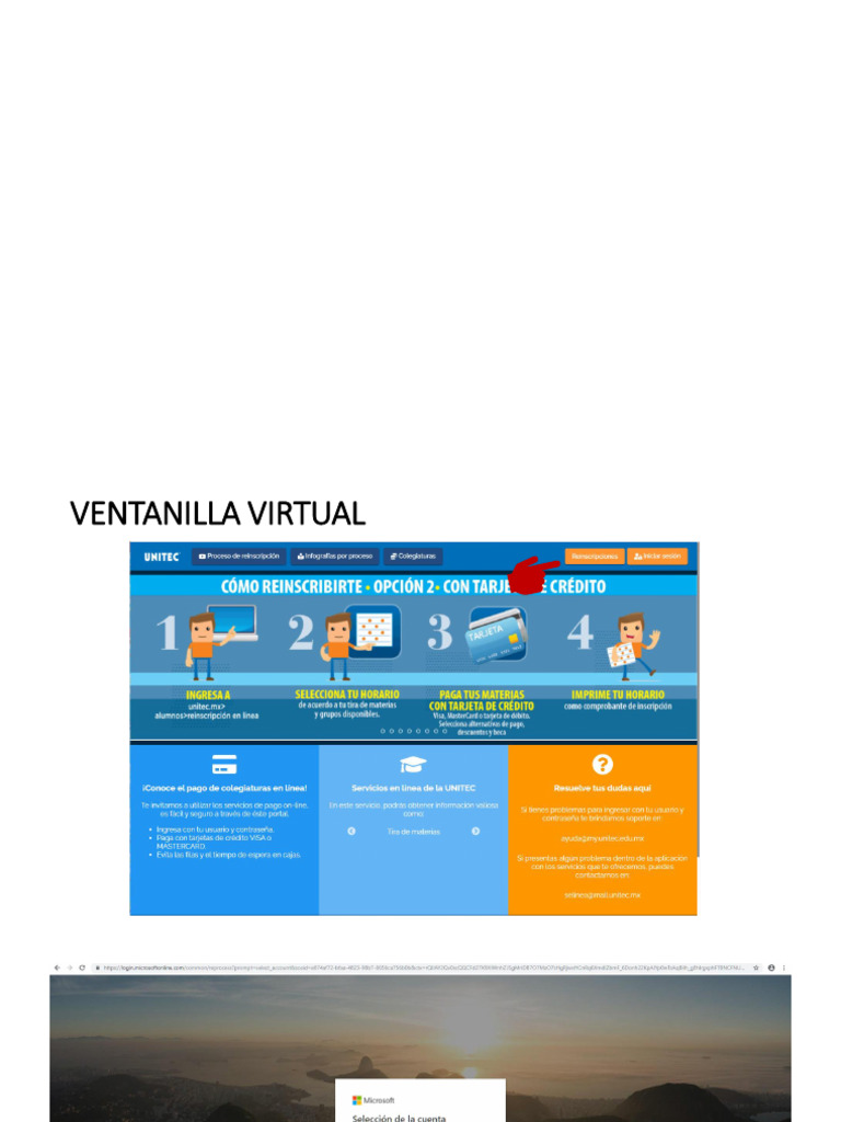 Proceso de Reinscripciones (Ventanilla Virtual) | PDF