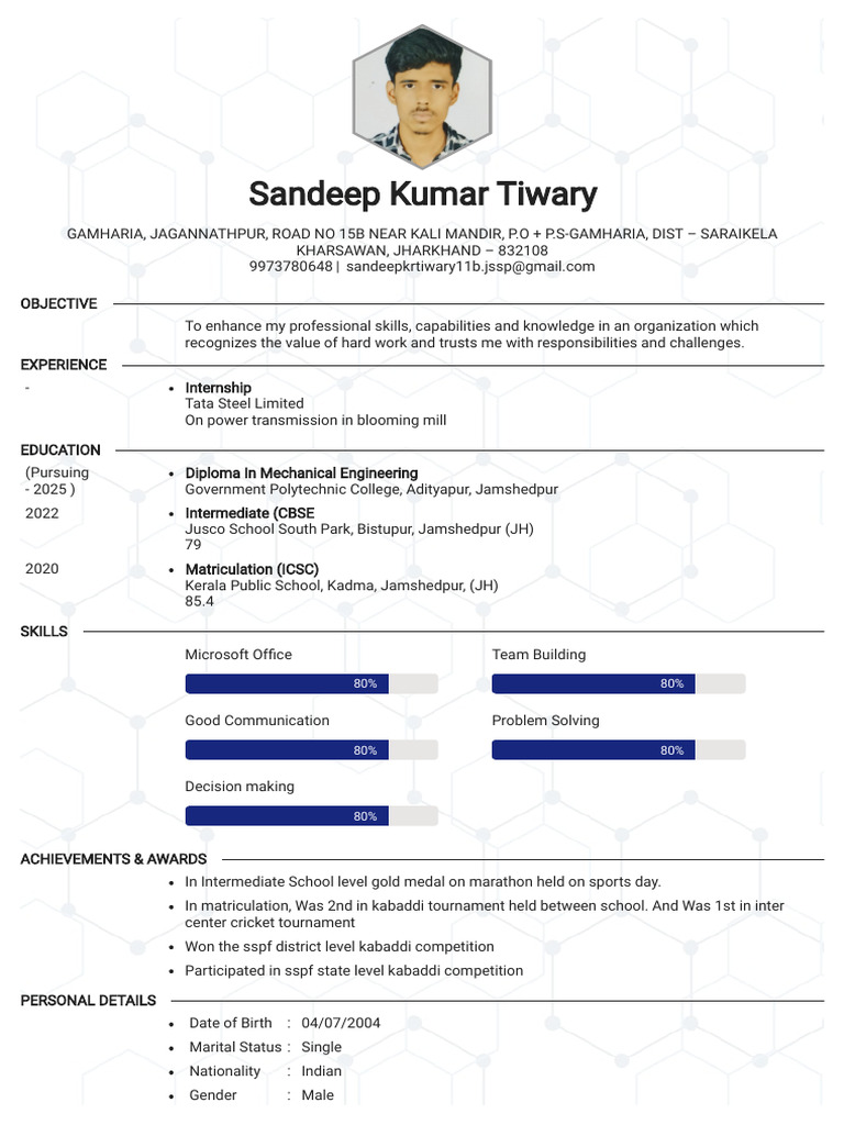 Resume Sandeep 1 | PDF