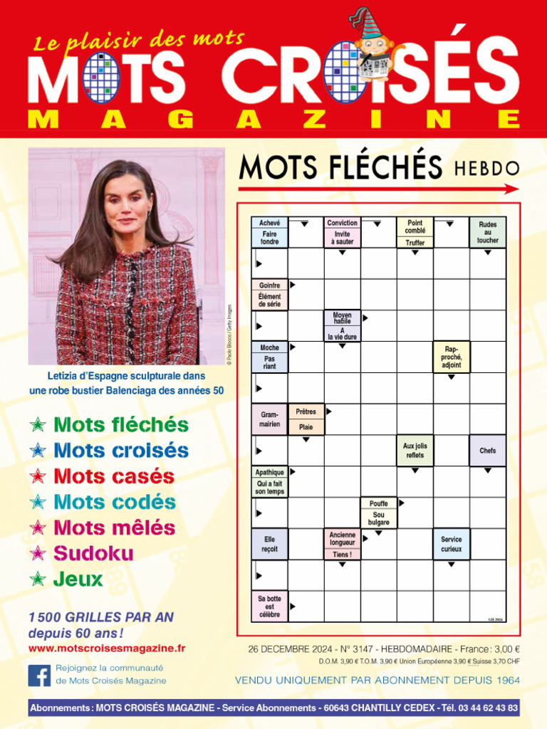 Mots Crois S Magazine - 26 D Cembre 2024 | PDF