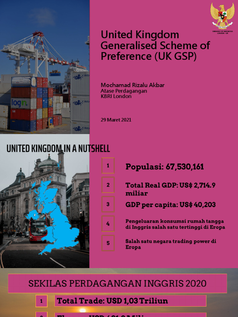 UK GSP Overview and Requirements | PDF | Business | International Trade