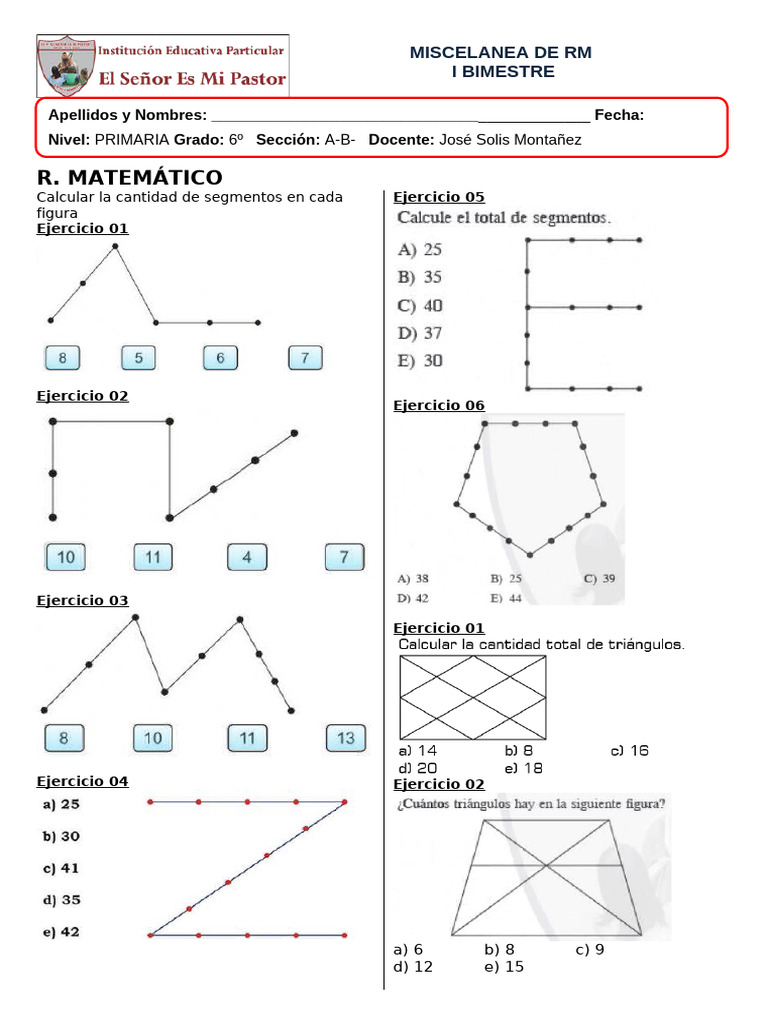 MISCELANEA - RM I BIM | PDF