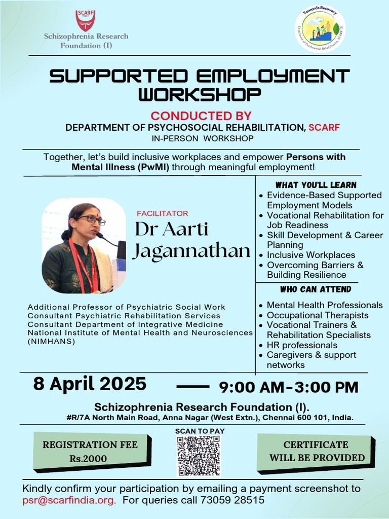Supported Employment Workshop 2025 | PDF