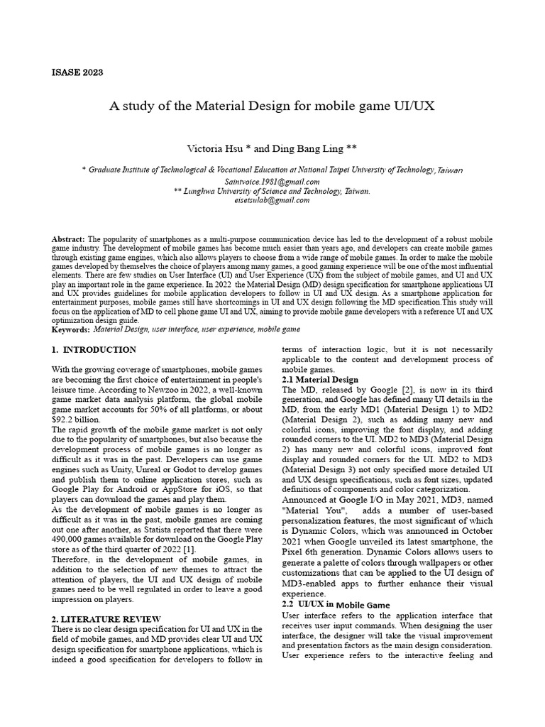 8 - 2023 - Analisis UI UX Design | PDF | User Interface | Mobile App
