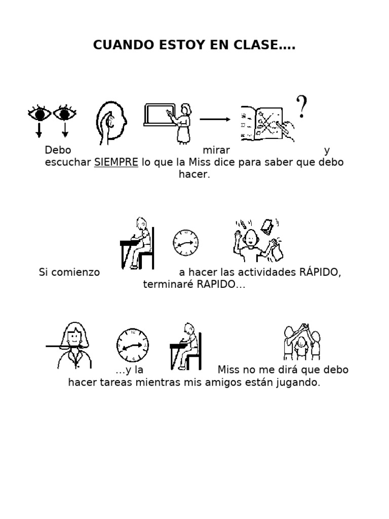 Cuando Estoy en Clase | PDF