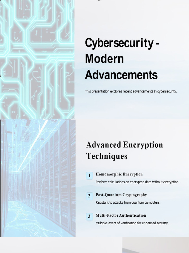 Cybersecurity Modern Advancements | PDF | Security | Computer Security