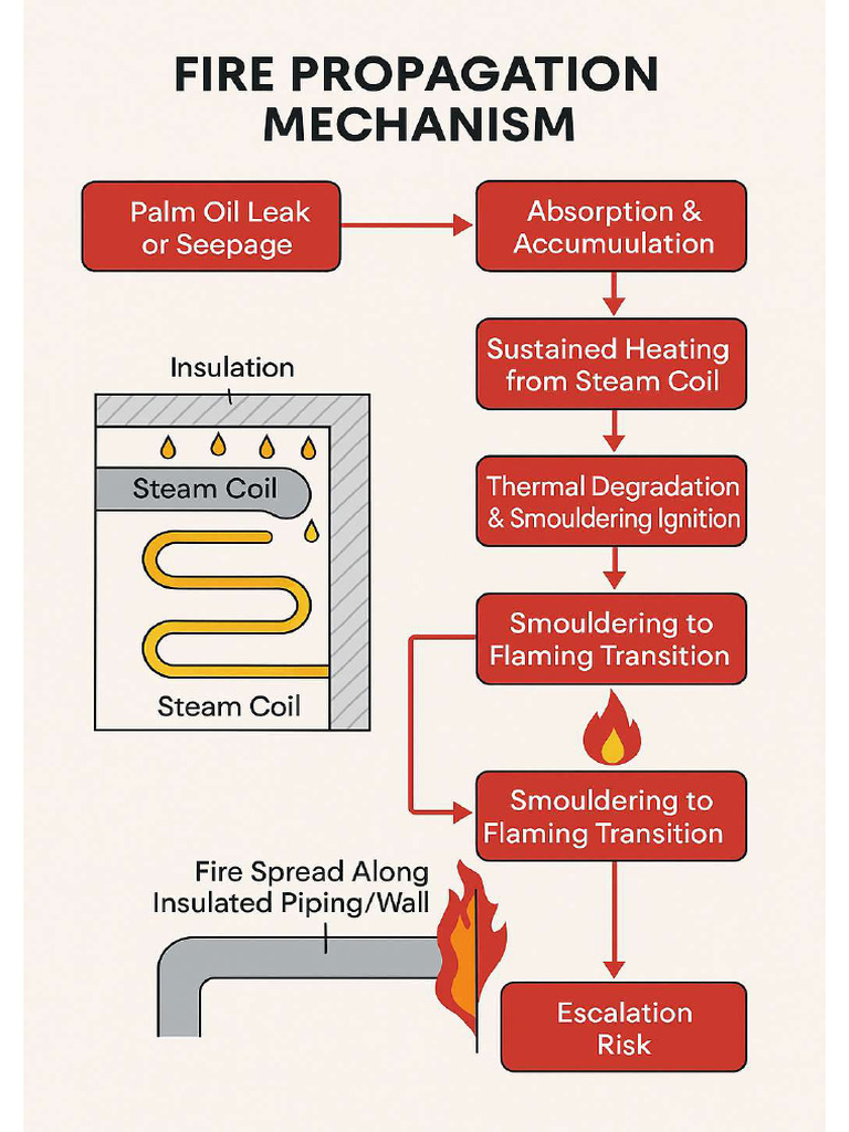 Fire Propagation from Steam Heating | PDF
