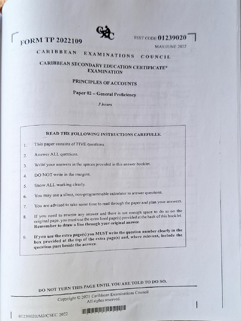 POA May 2022 Paper 2 - Solutions. | PDF