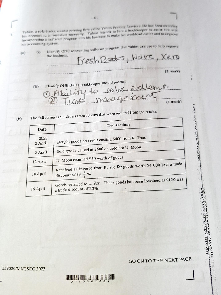 POA May 2023 Paper 2 - Solutions | PDF