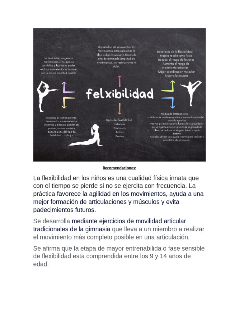 Mapa Mental Flexibilidad | PDF