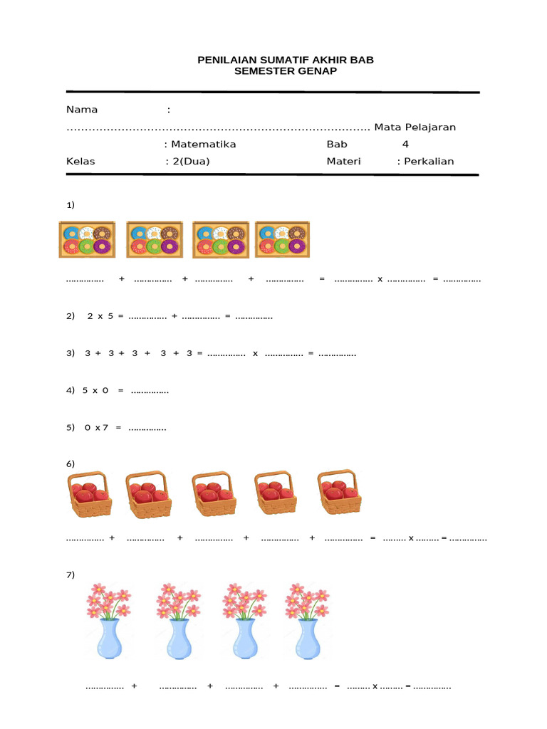 Sumatif. Matematika | PDF