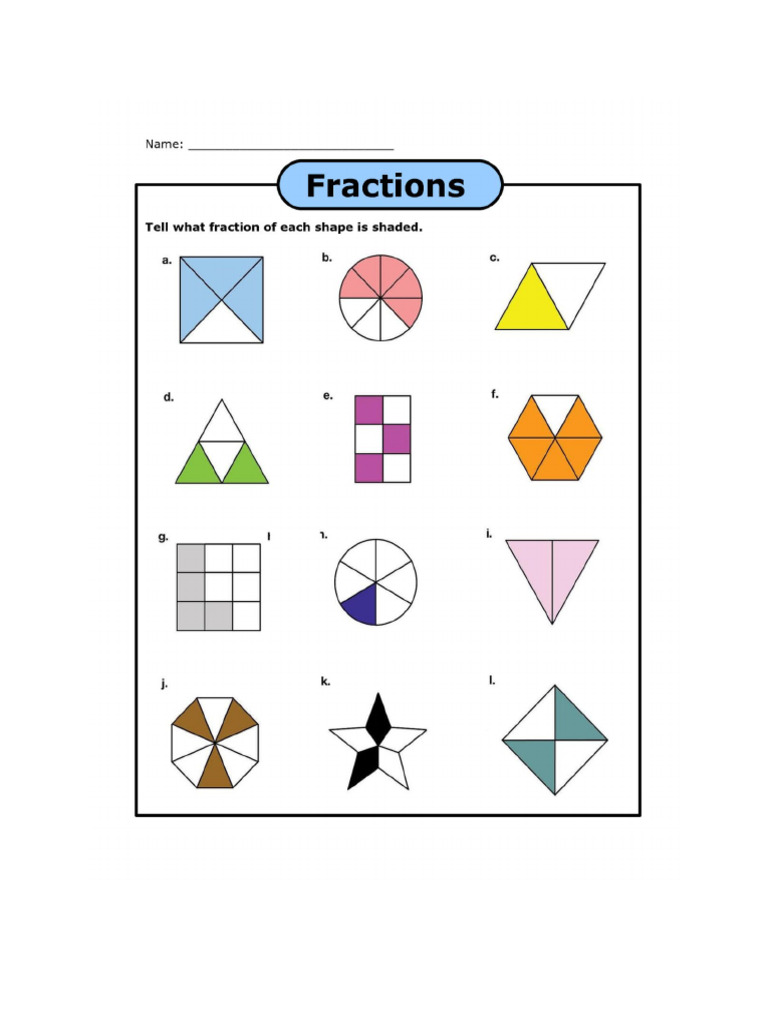 Fractions | PDF