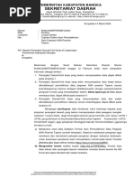 Surat Pemutakhiran Data Simasten | PDF