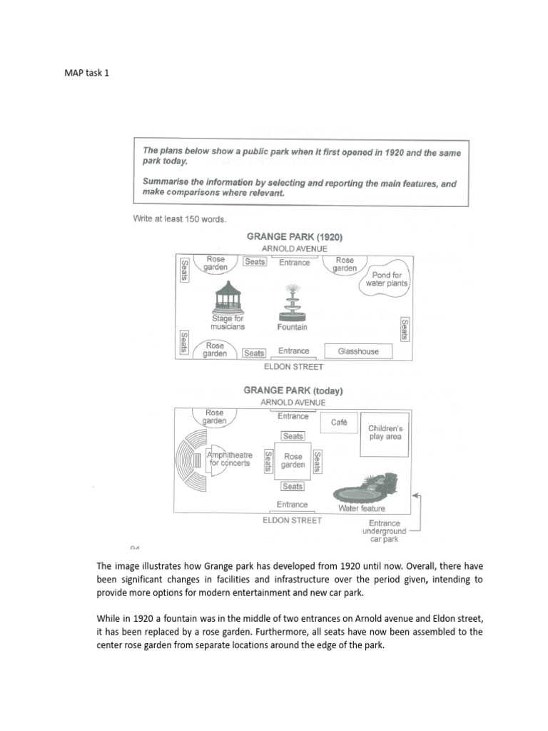 IELTS MAP Task 1 Revised | PDF