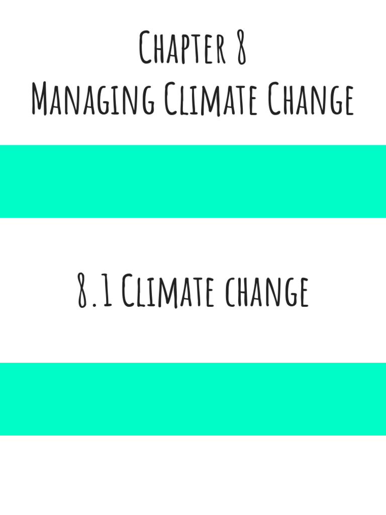 AICE Environmental Management Chapter 8 Updated | PDF | Climate Change ...