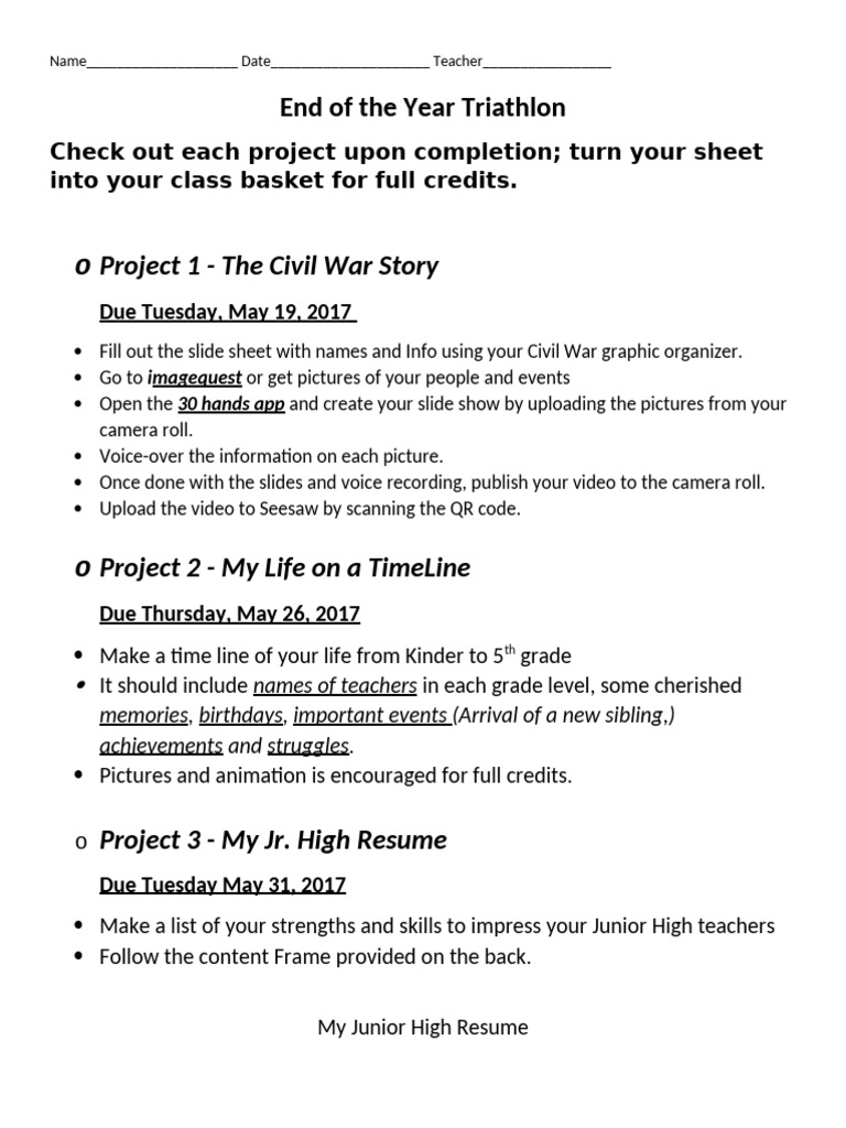 EndoftheYearproject 1 | PDF