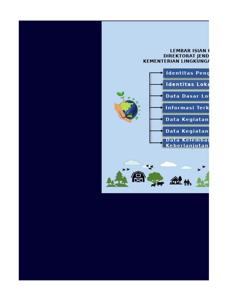 Lembar Isian ProKlim 2022 | PDF