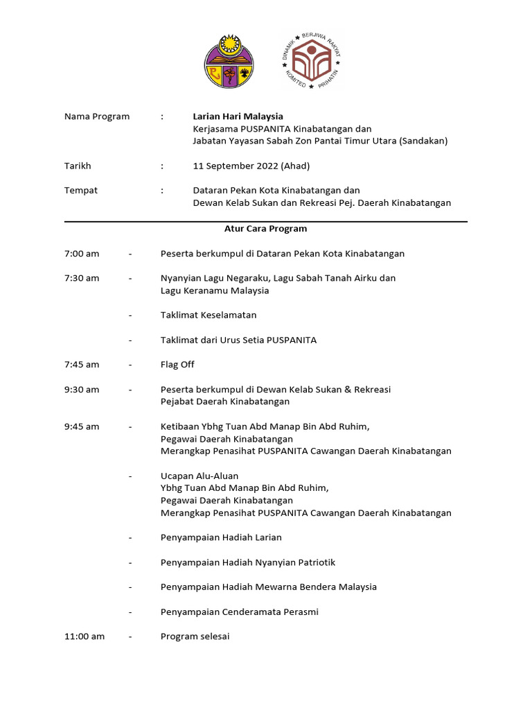 Atur Cara Larian | PDF