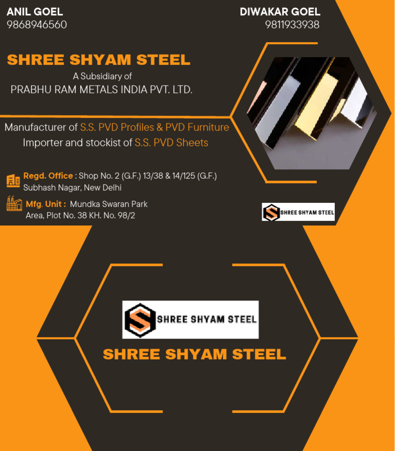 Shree Shyam Steel. | PDF