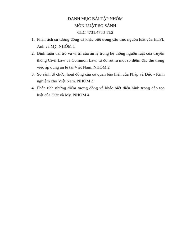 CLC 4731.4733 TL2. Danh Mục BTN Và Câu Hỏi TL LSS | PDF