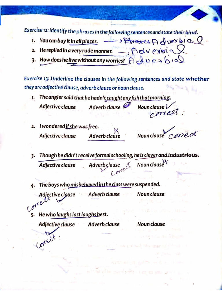 English 9th Grammar Portion | PDF