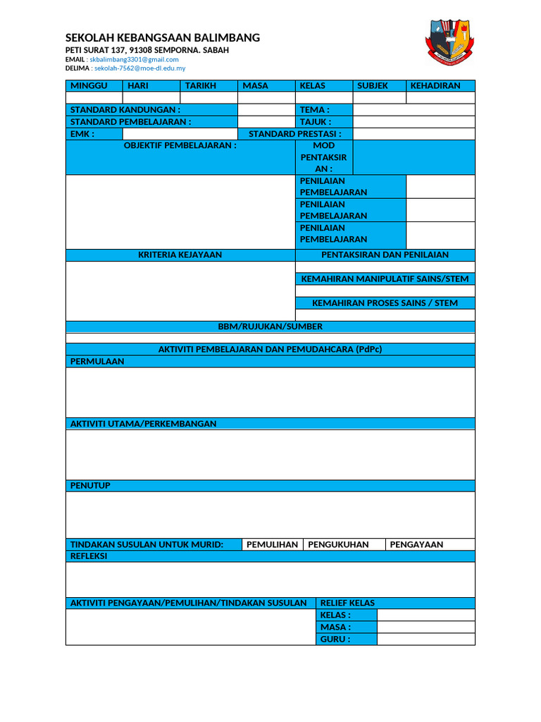RPH TS25 Induk | PDF