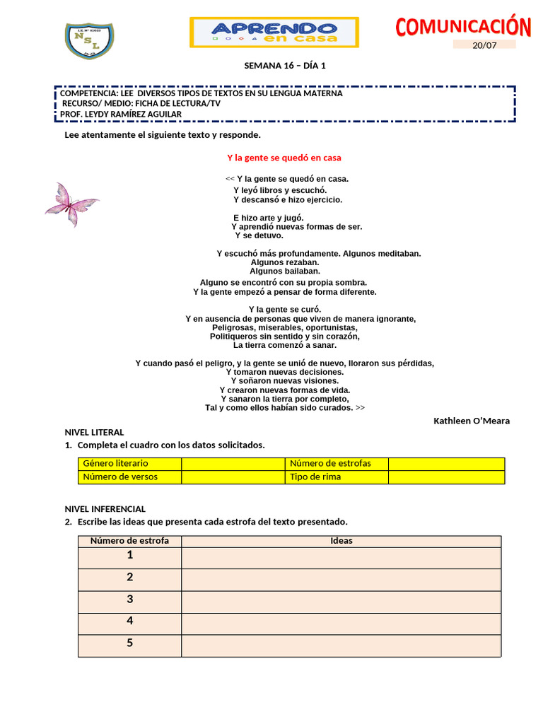 Análisis de Poema | PDF