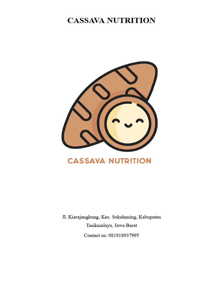 Cassava Nutrition | PDF