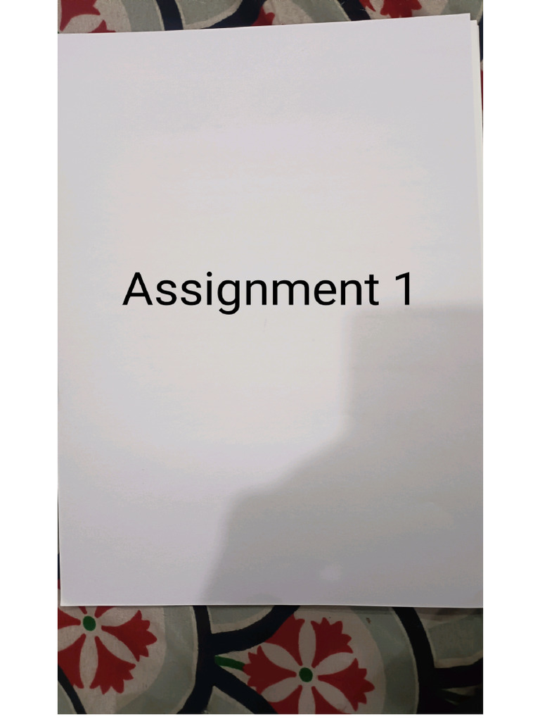 Maths Assignments | PDF