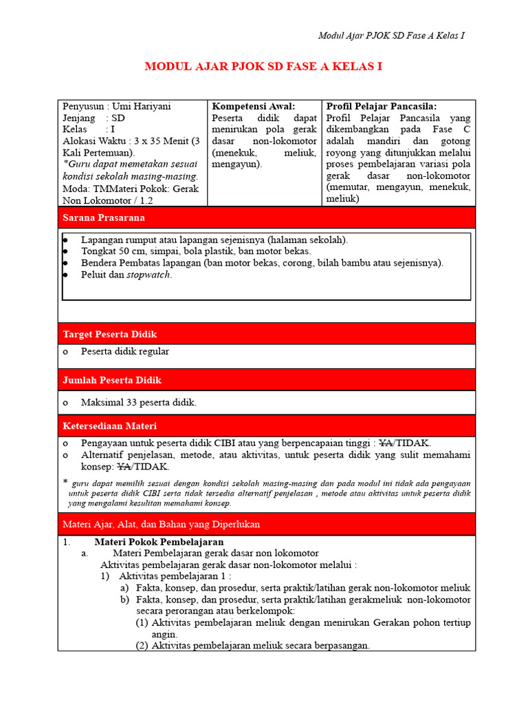 Modul Ajar Observasi | PDF