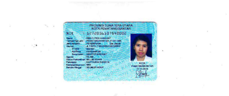 KTP Rini Elpida Harahap | PDF