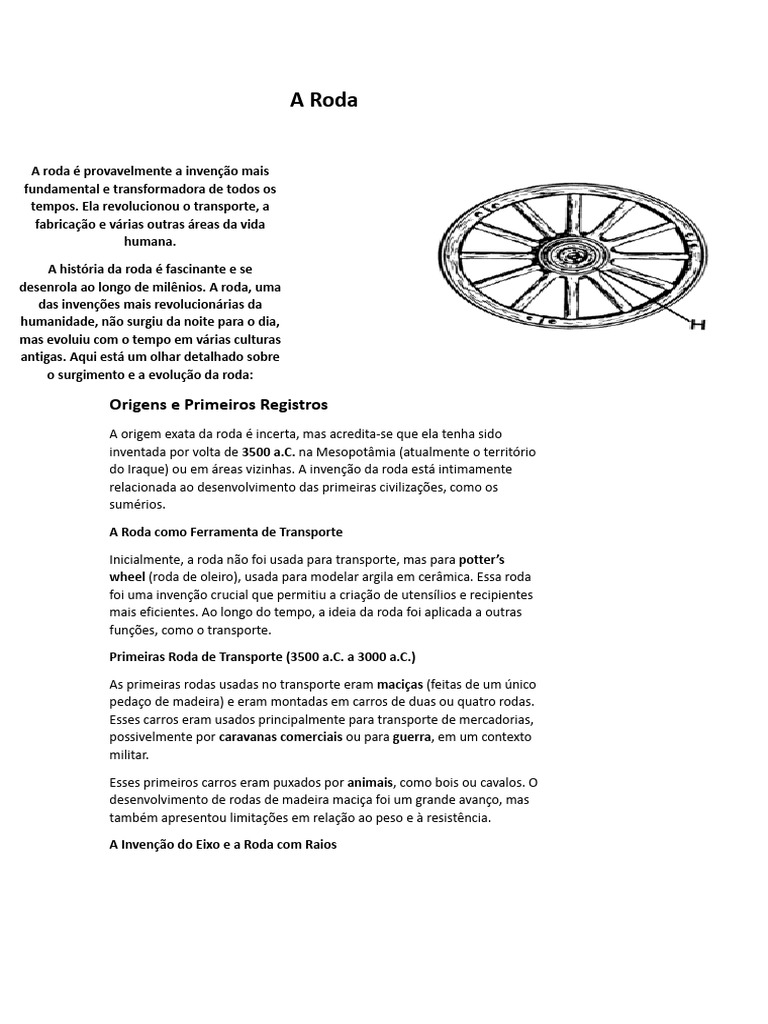A Roda | PDF | Lâmpada incandescente | PCs (computadores)