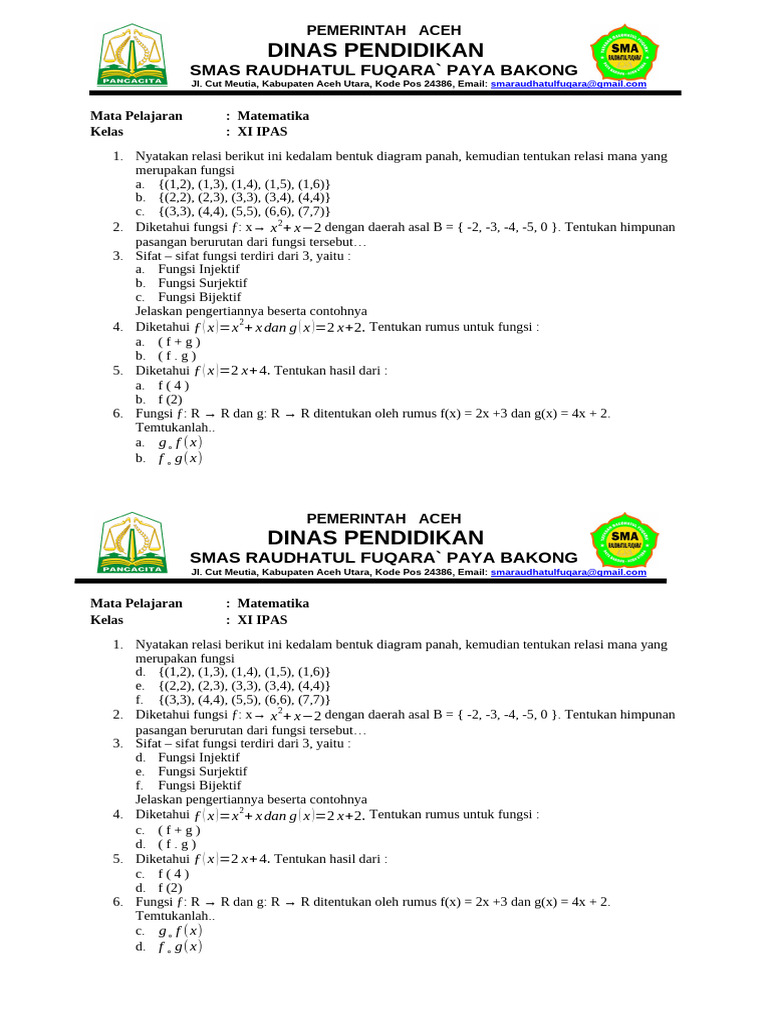 MTK XI Pra Ganjil 2024 | PDF