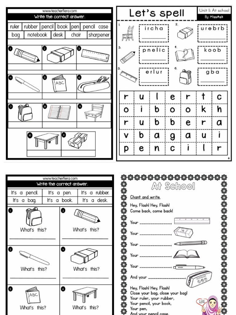 Worksheet Year 1 | PDF