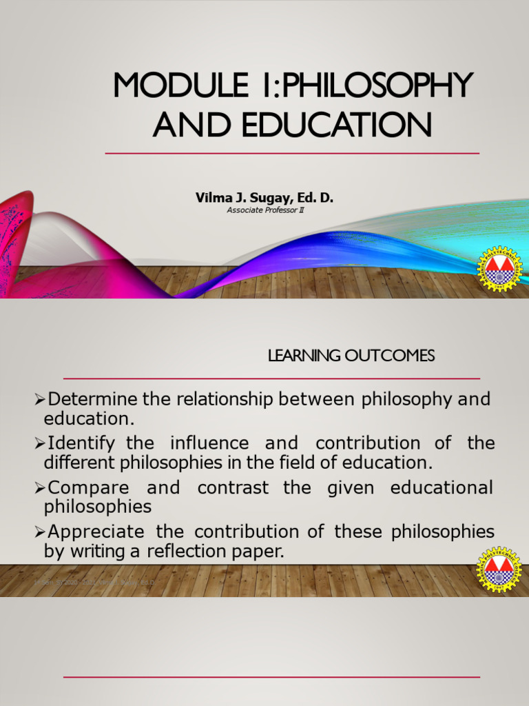 Module-1 - PHILOSOPHY AND EDUCATION | PDF | Empiricism | Learning