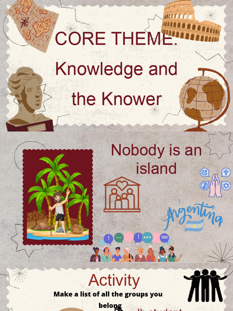 Knowledge and The Knower 2025 | PDF | Knowledge | Stereotypes