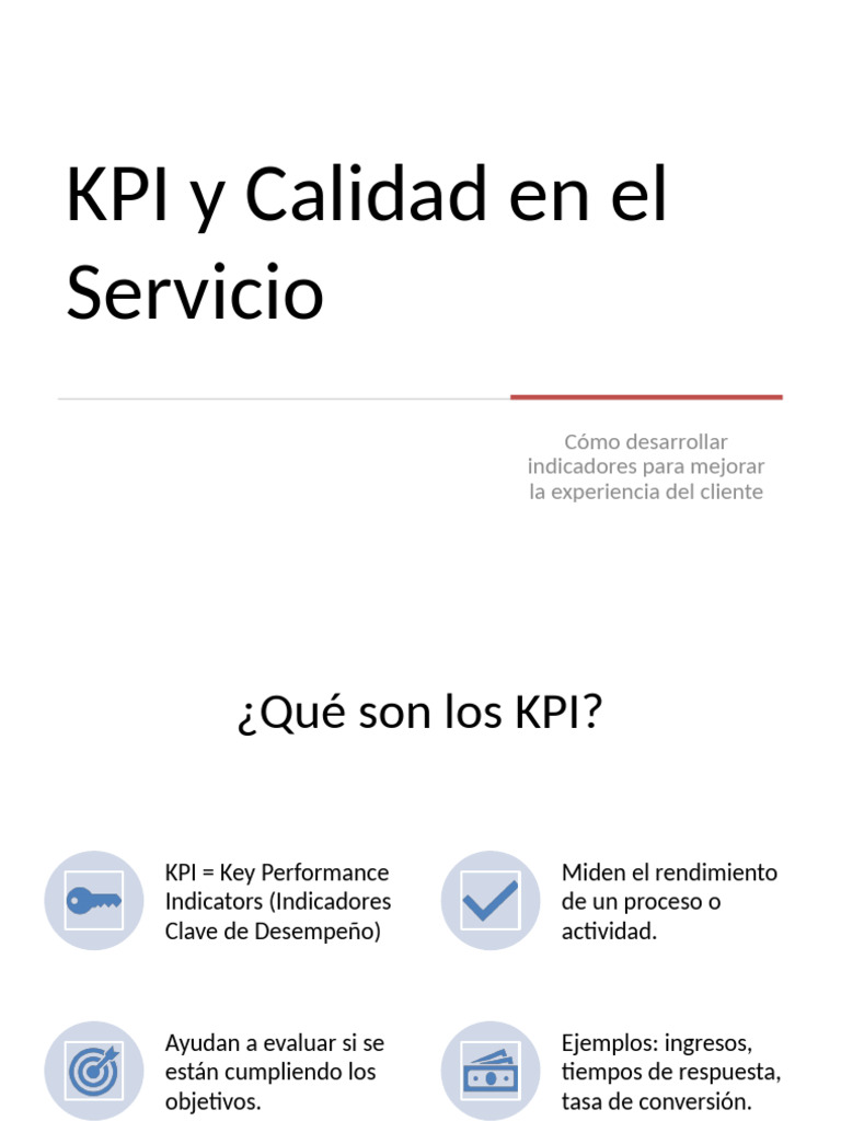 Plantilla KPI Calidad Servicio | PDF | Indicador de rendimiento | Business