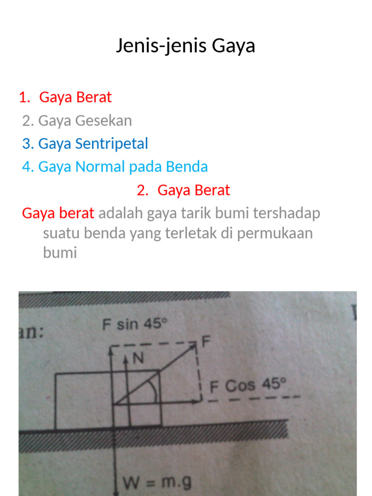 Kuliah 5 Jenis-Jenis Gaya | PDF