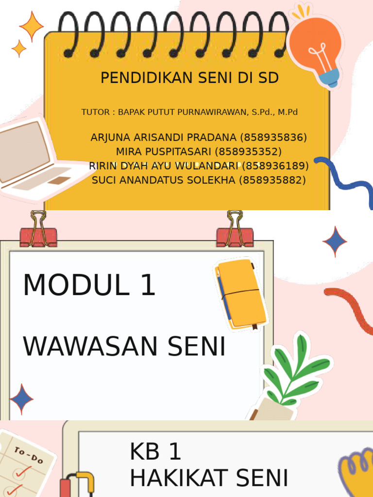 Pendidikan Seni Modul 1&2 | PDF