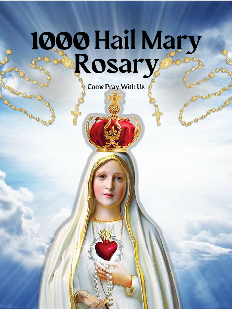 1000 Hail Mary Rosary Booklet | PDF