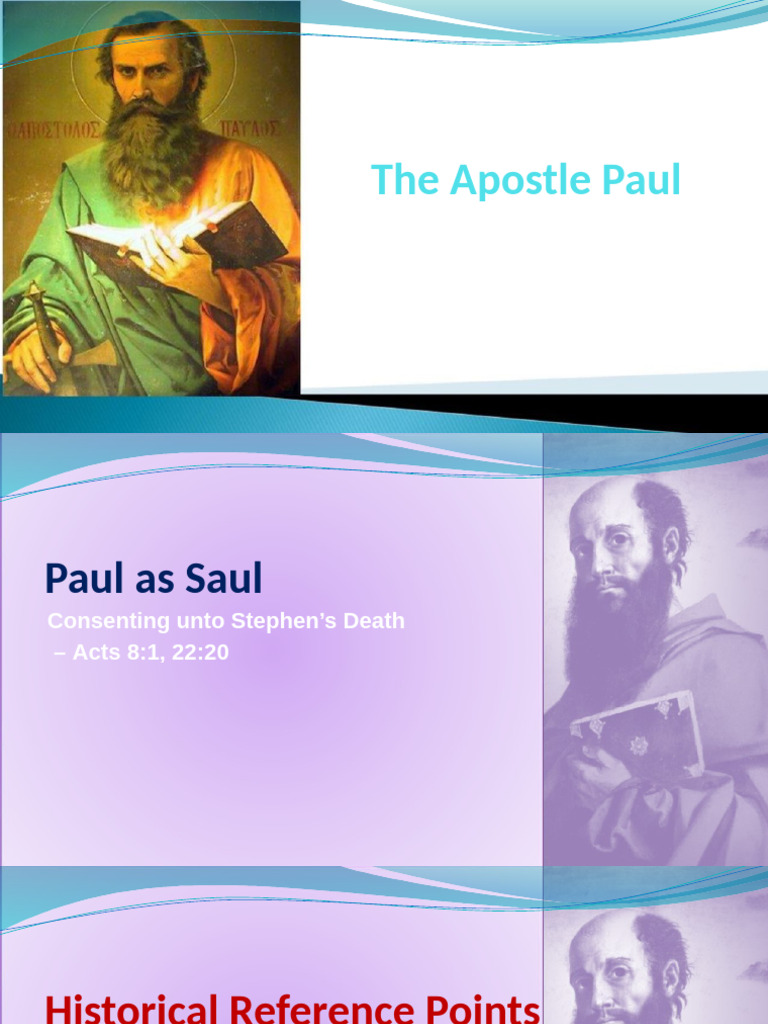 Theapostlepaul 140123102848 Phpapp02 | PDF | Paul The Apostle | Saint ...