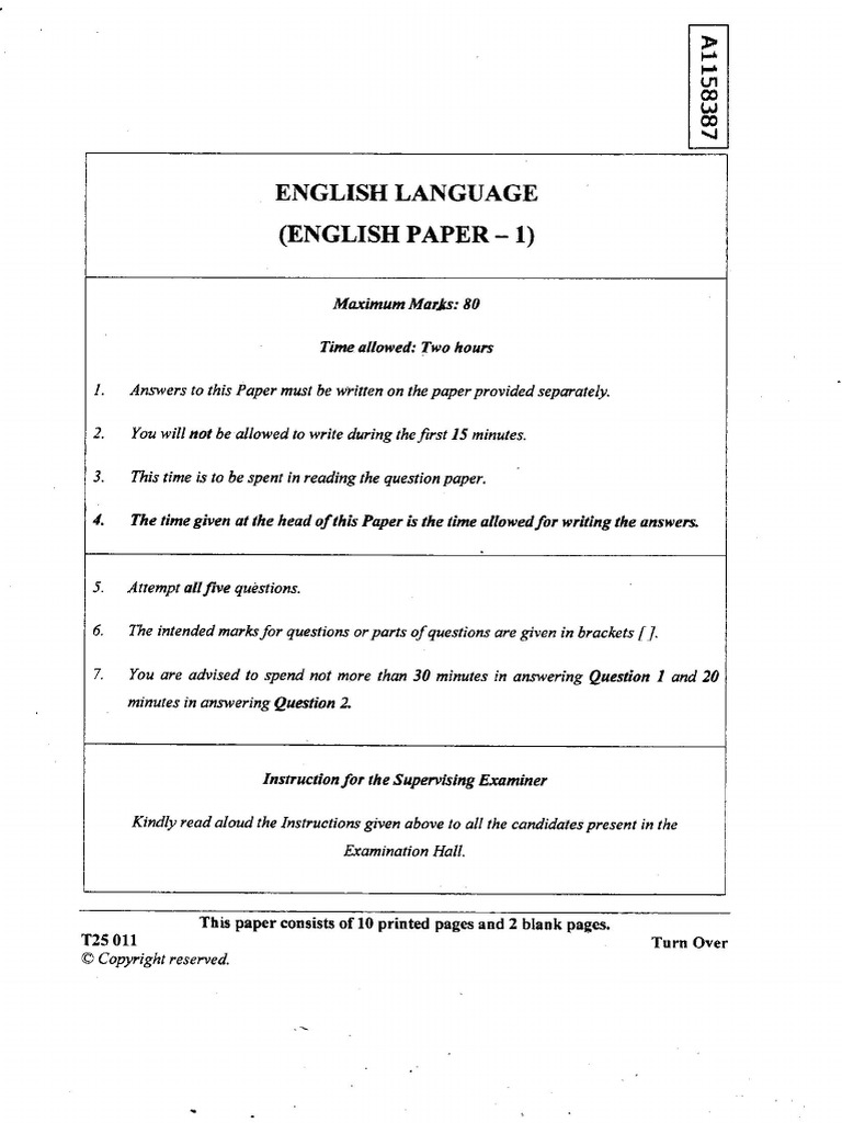 Eng Language 2025 | PDF
