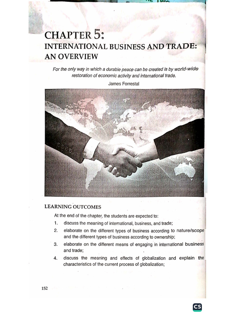 Chapter 5 - International Business and Trade An Overview | PDF