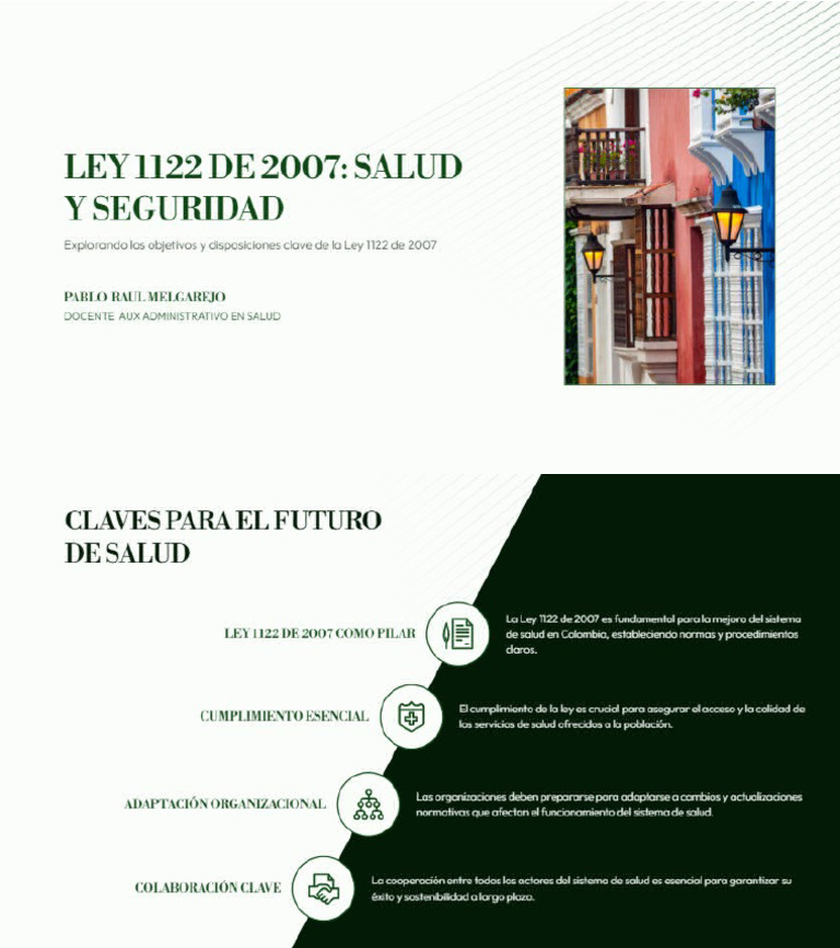Ley 1122 Del 2007 | PDF