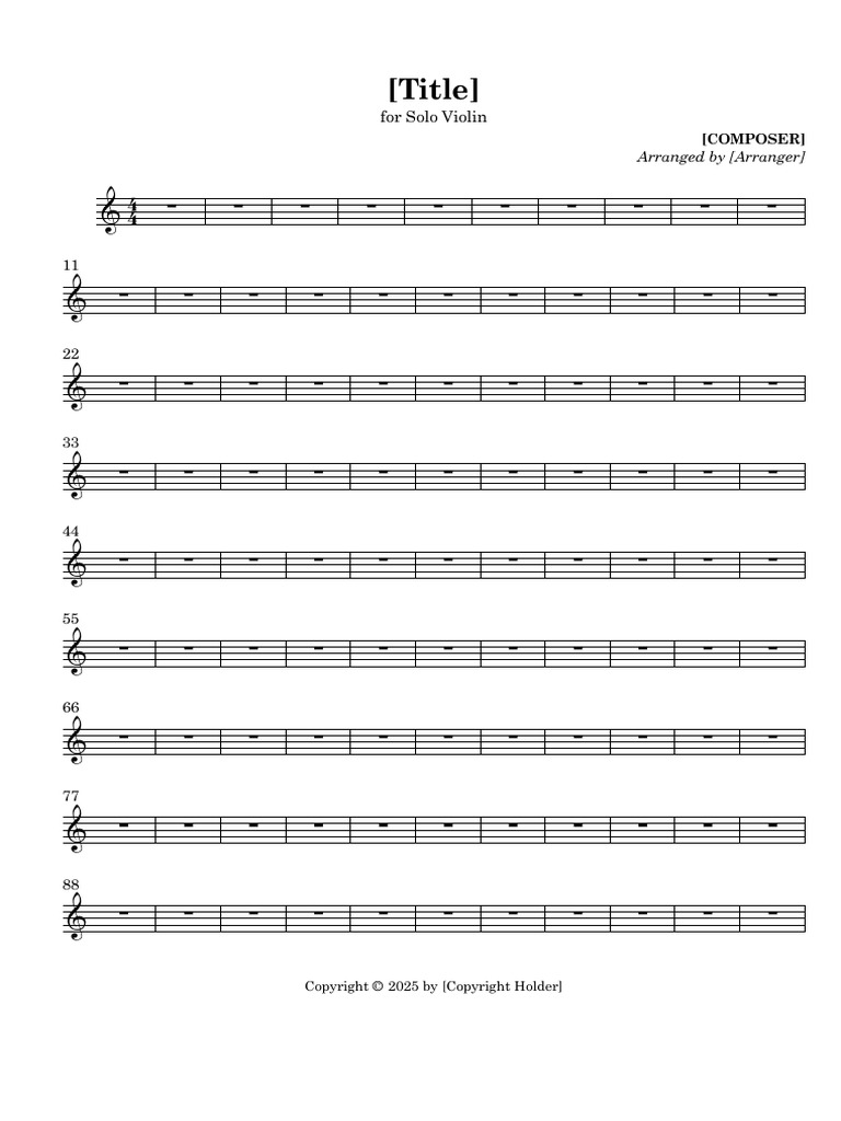 Sibelius Score | PDF