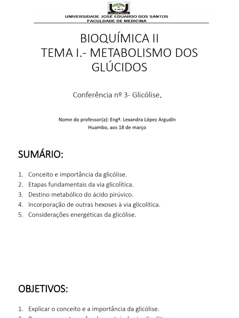 Esquema da Glicólise e Metabolismo | PDF | Glicolise | Ácido pirúvico