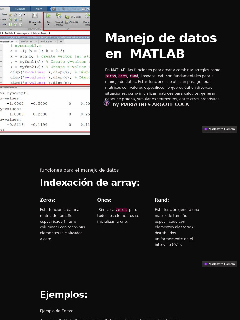 TEMA 3 Manejo de Datos Completo | PDF | Matriz (Matemáticas) | Vector ...