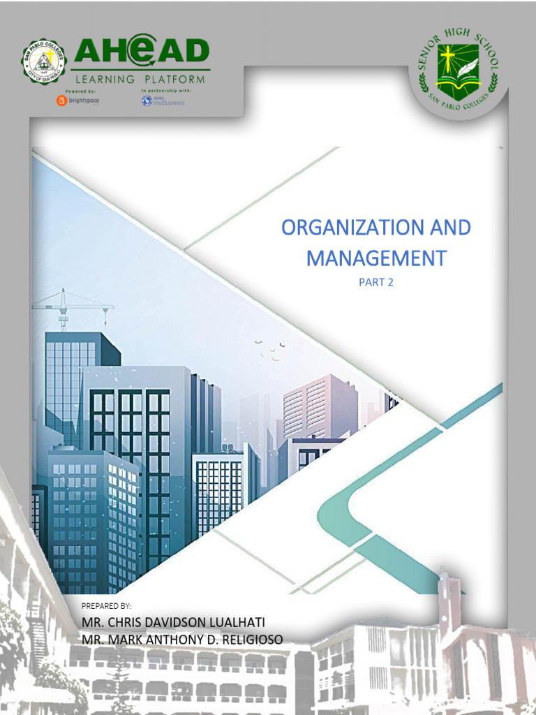 Organization and Management Module Unit 3 Final (1) | PDF | Forecasting ...