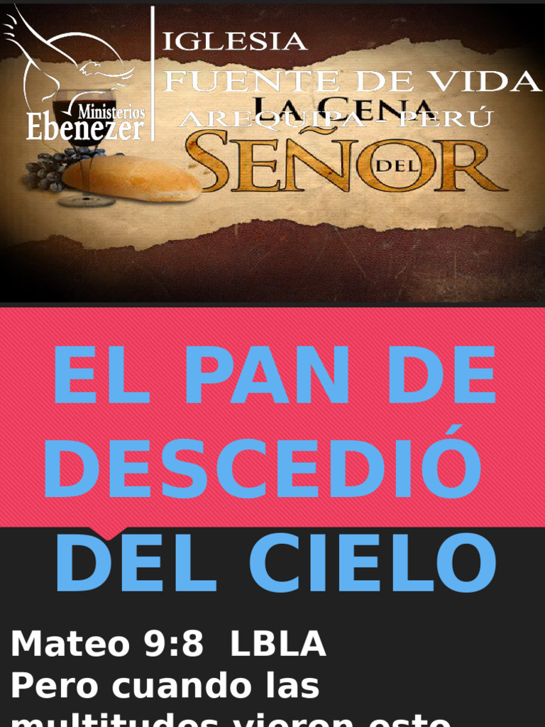 El Pan Que Descendió Del Cielo | PDF