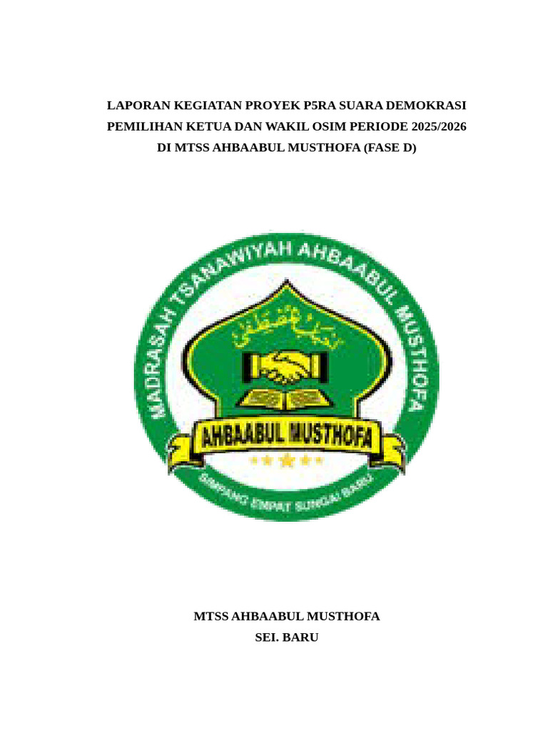 Proyek P5RA Suara Demokrasi OSIM 2025 | PDF
